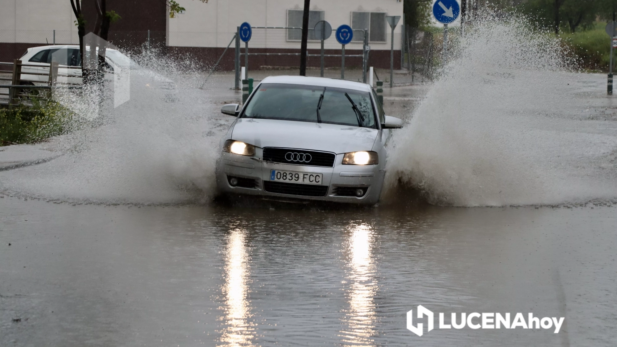 GALERÍA: Una breve pero intensa tormenta obliga a cortar puntualmente ...