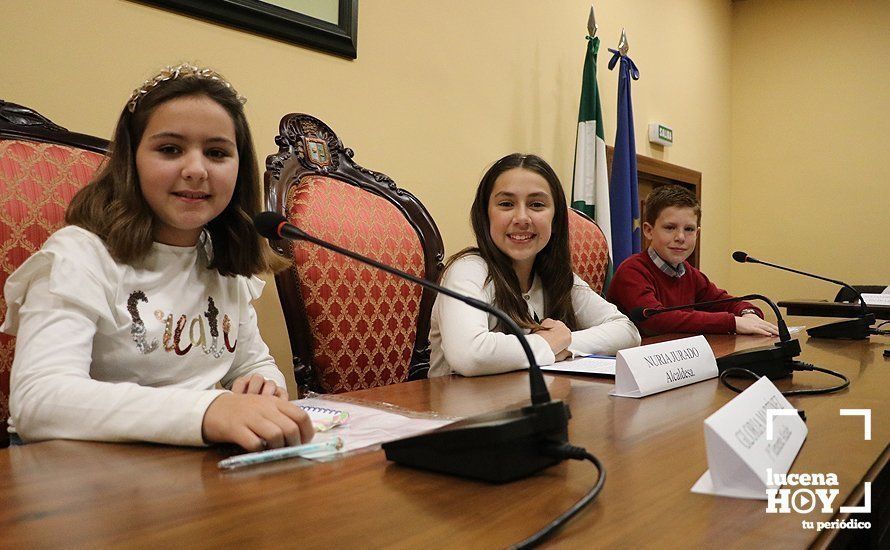 GALERÍA: El Pleno Infantil solicita la creación de un Consejo Local de la Infancia y la Adolescencia