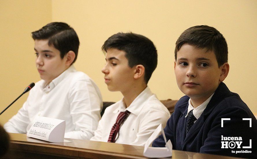 GALERÍA: El Pleno Infantil solicita la creación de un Consejo Local de la Infancia y la Adolescencia